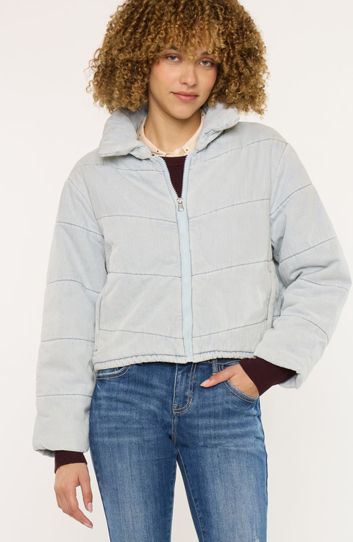 KANCAN Luciana Denim Puffer Jacket